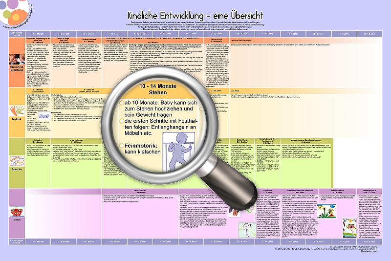 Poster “Kindliche Entwicklung – eine Übersicht” – Knetfeders ...